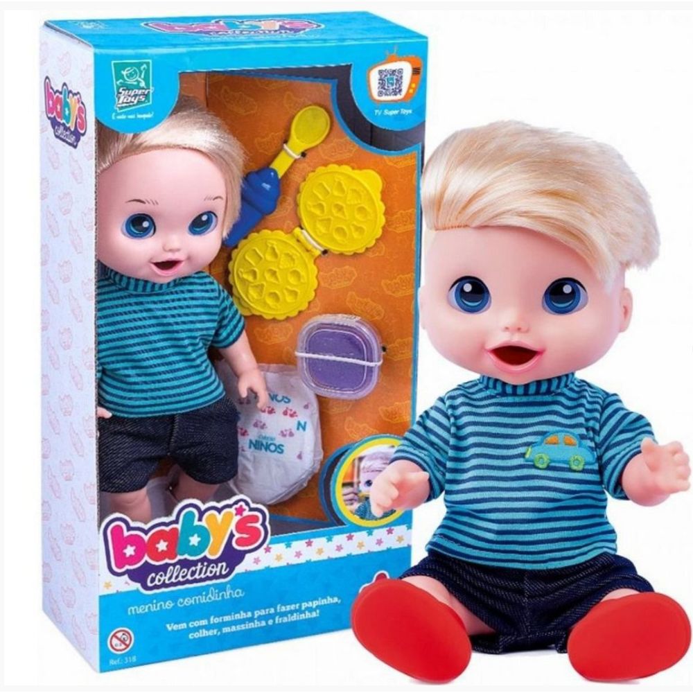 Babys Collection Menino Comidinha SUPER TOYS - Ciatoy