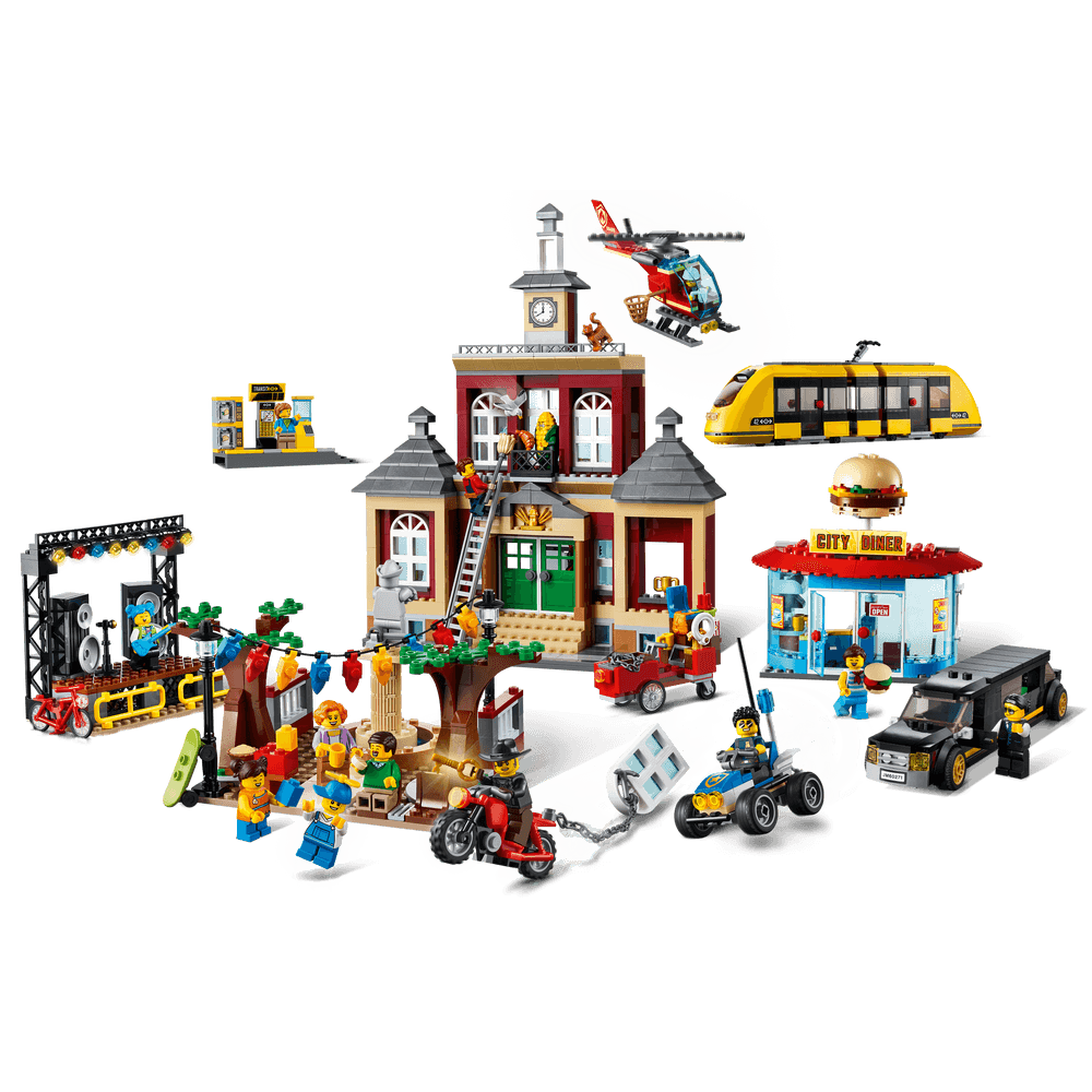 Lego City - Praca Principal LEGO DO BRASIL - Ciatoy