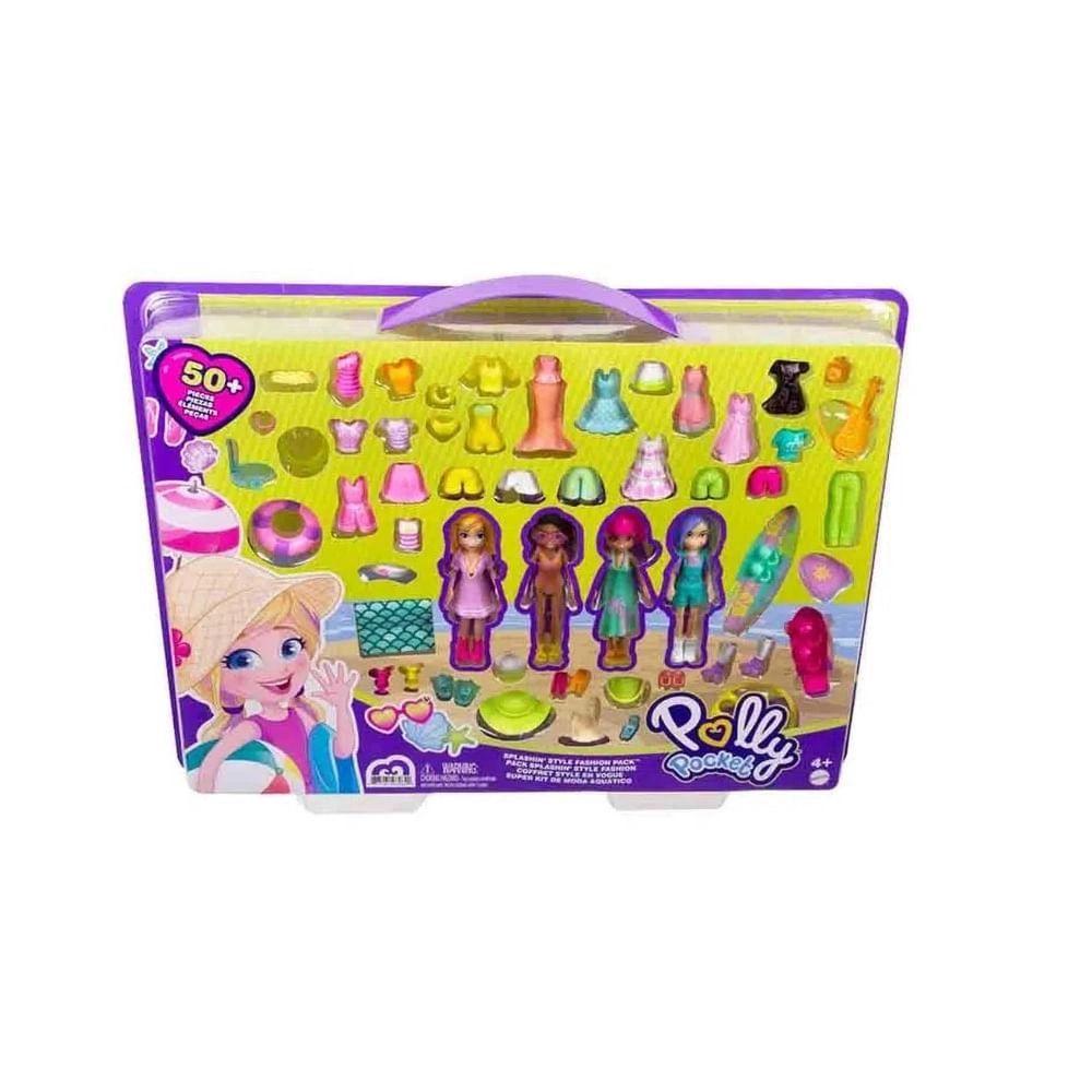 Boneca - Polly Pocket - Super Kit de Moda Aquatico MATTEL - Ciatoy