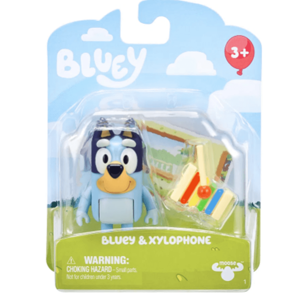 Figura Bluey Story - Starter Single Pack - Bluey e Xylophone MATTEL ...