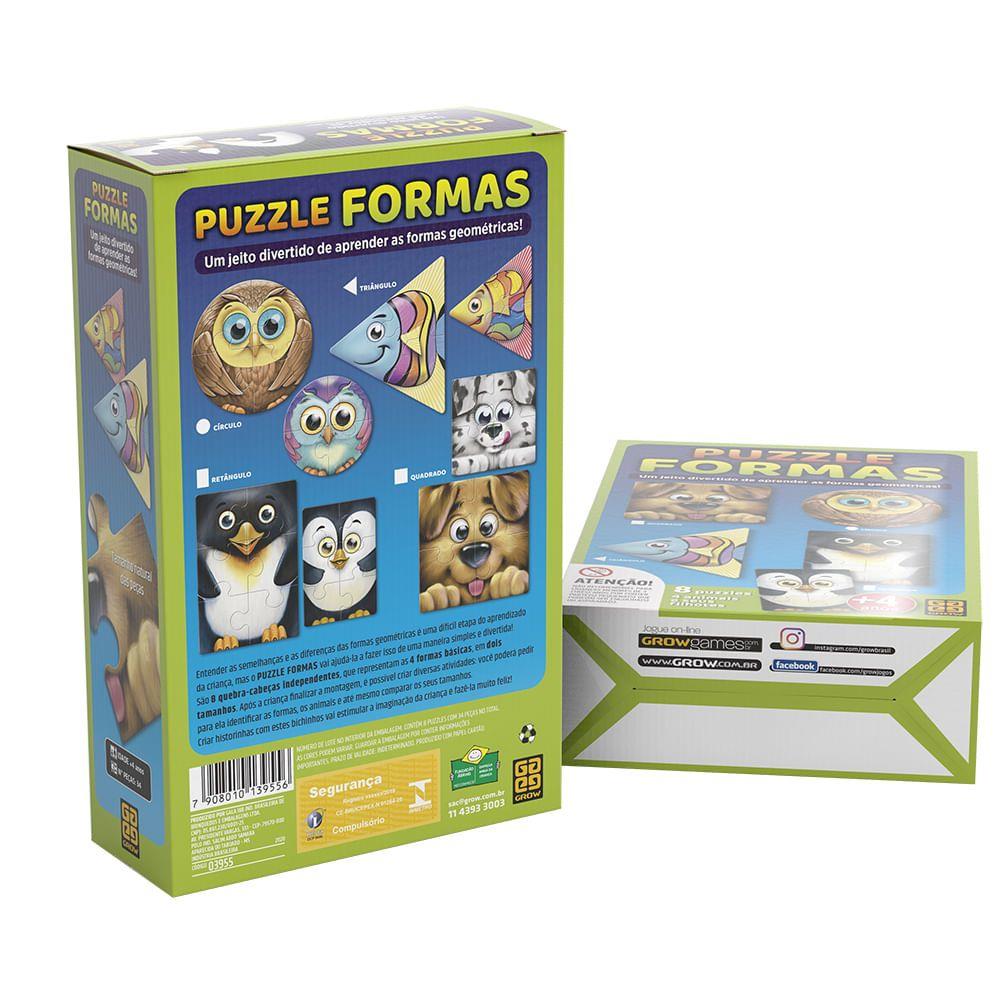 Jogo - Puzzle Forma - 03955 GROW - Ciatoy